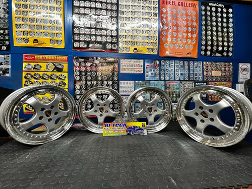 26. 17"Porsche 5 Spoke Split Rims with Caps PCD - 5/112 | Mag Wheel ...