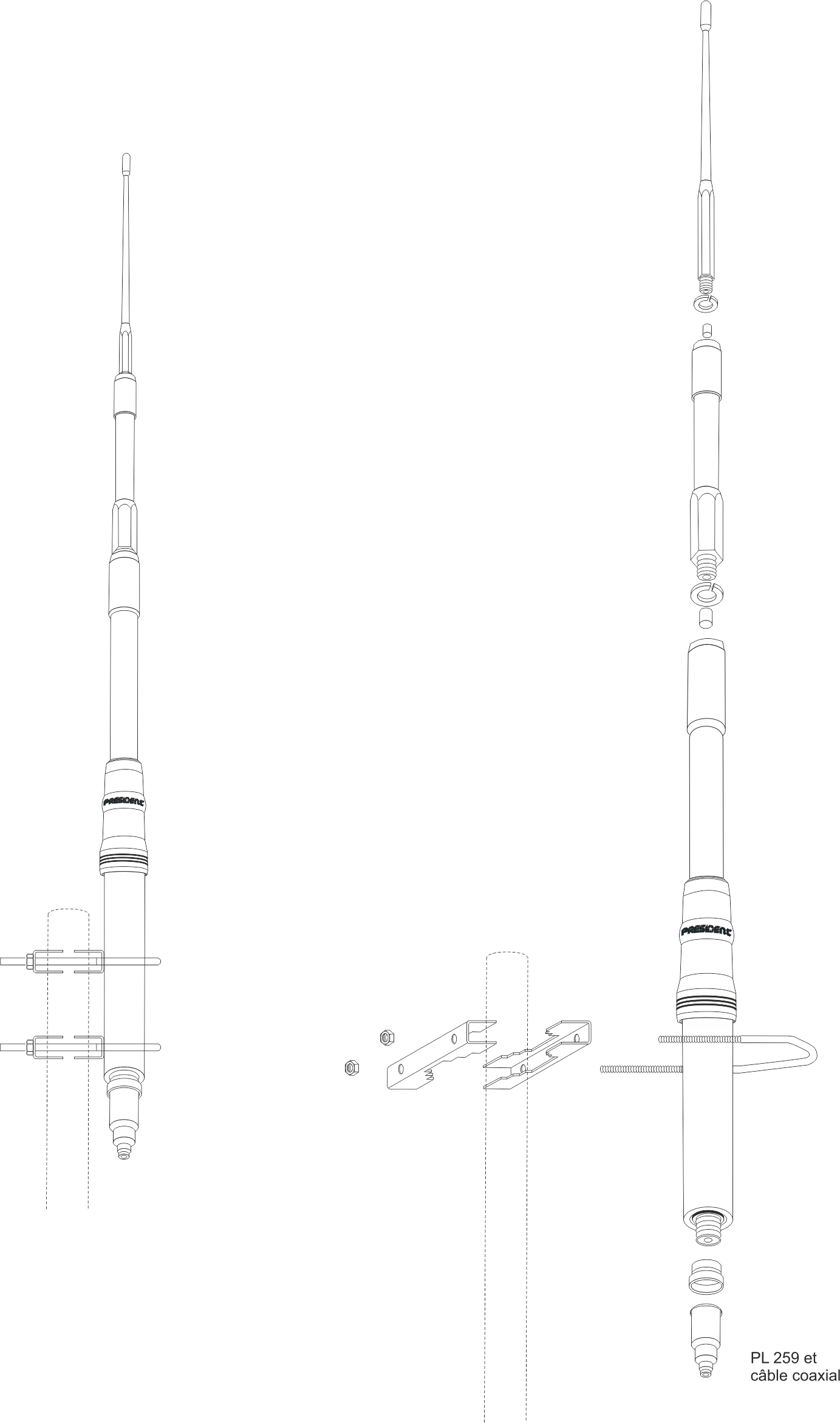 Antenne CB fixe HIMALAYA BM | STARQ TECH