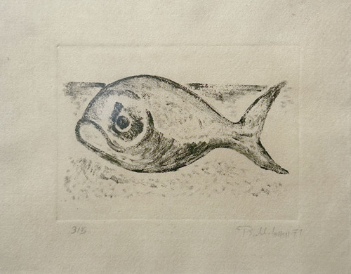 Bahman Mohasses, Fish Figure, Untitled | MECA Gallery