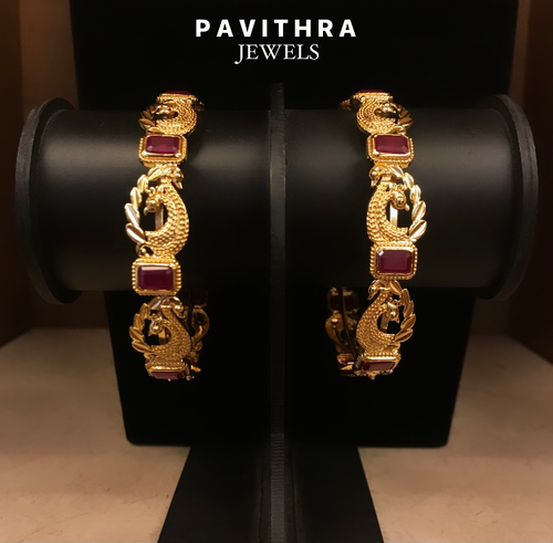 Pure Gold Bangles. | Pavithra Jewels
