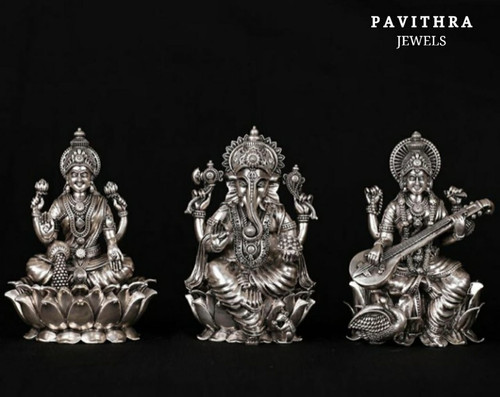 Pure Silver God Vigraha. | Pavithra Jewels
