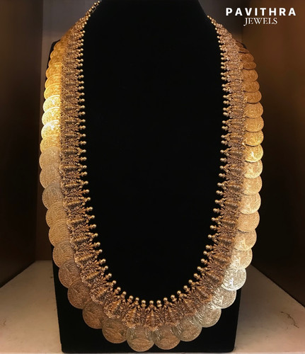 Pure Gold Antique Haara | Pavithra Jewels