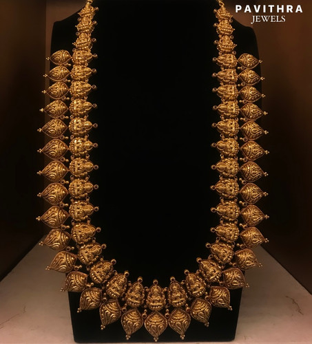 Pure Gold Antique Haara. | Pavithra Jewels