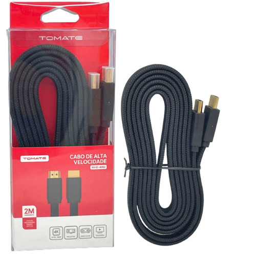 Cabo HDMI 2M 4K TOMATE MHD-4002 | conectainfor