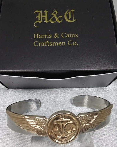 US Navy Regulation Size Navy Enlisted Aircrew Wings Cuff Bracelet | H ...