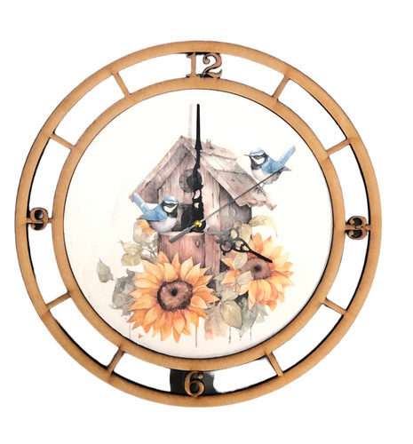 Bird House Clock | Triad Laser Crafts