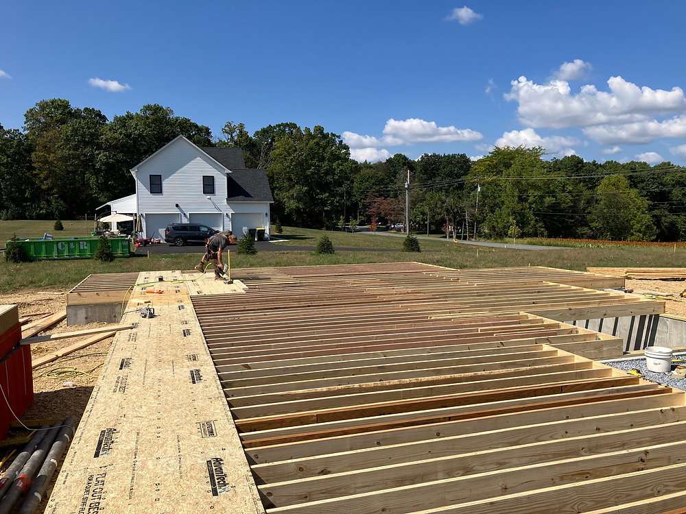 Steel Beams are Set - Let the Framing Begin