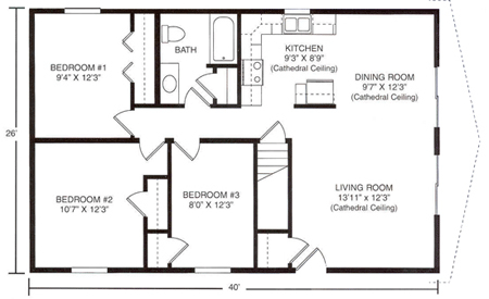 Vaction Series Modular House Floor Plans | Deer View Homes