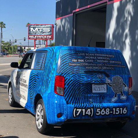 Commercial Graphic Vinyl Wrap | MTS | Orange & Corona CA