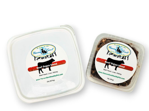 Raw Organ Mixes - Chicken, Pork, Beef | Heaven Sent Healthy Pet