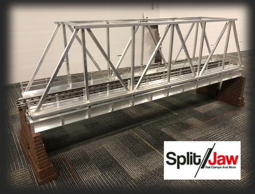 Deluxe 48" Pratt Truss - Single Track | www.RAILCLAMP.com