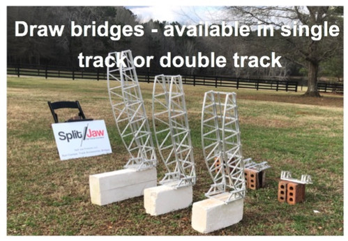 Arch top Drawbridge - Single track | www.RAILCLAMP.com