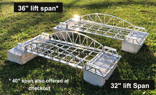 DOUBLE Track Arch top Drawbridge | www.RAILCLAMP.com