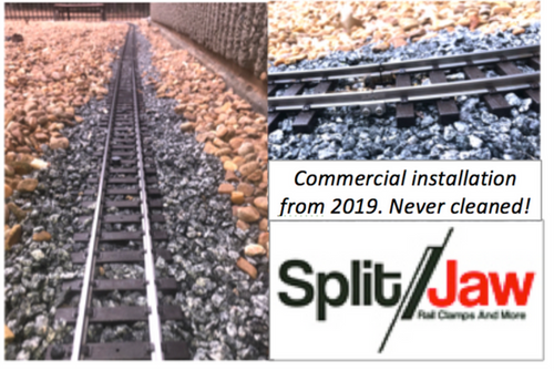 Code 332 Stainless Flex track kit | www.RAILCLAMP.com