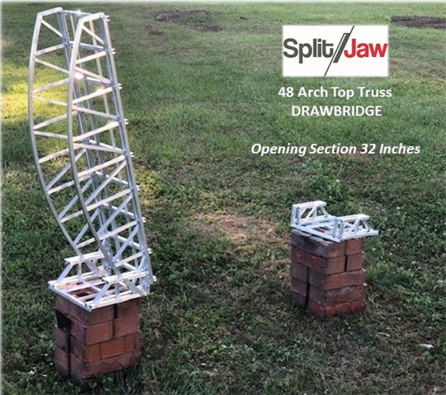 Arch top Drawbridge - Single track | www.RAILCLAMP.com