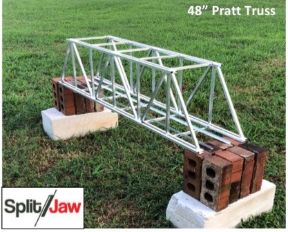 48" Pratt Truss - Single Track | www.RAILCLAMP.com