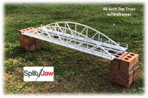 48" Aluminum Bowstring Arch Truss - Single Track - With Outside ...