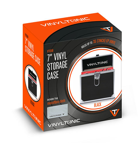 VT05B | Vinyl Tonic - 7" Vinyl Storage Case (Black)