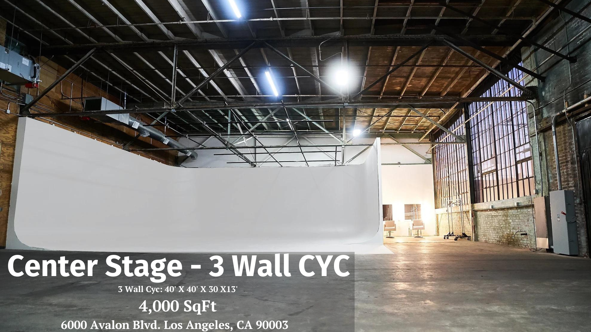 Center Stage: 3 Wall Cyc | Studios 60