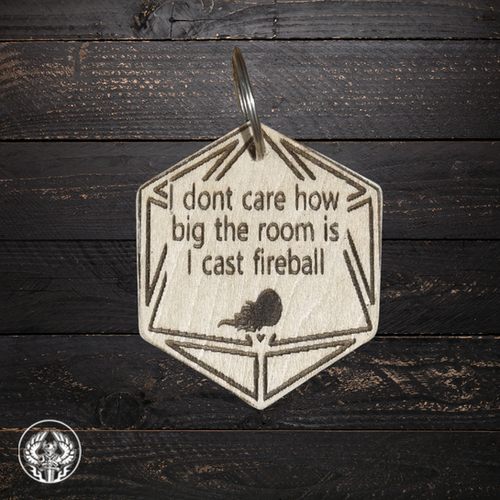 Fireball Keychain | Dungeons And Dragons Gifts | TTC Craftwork