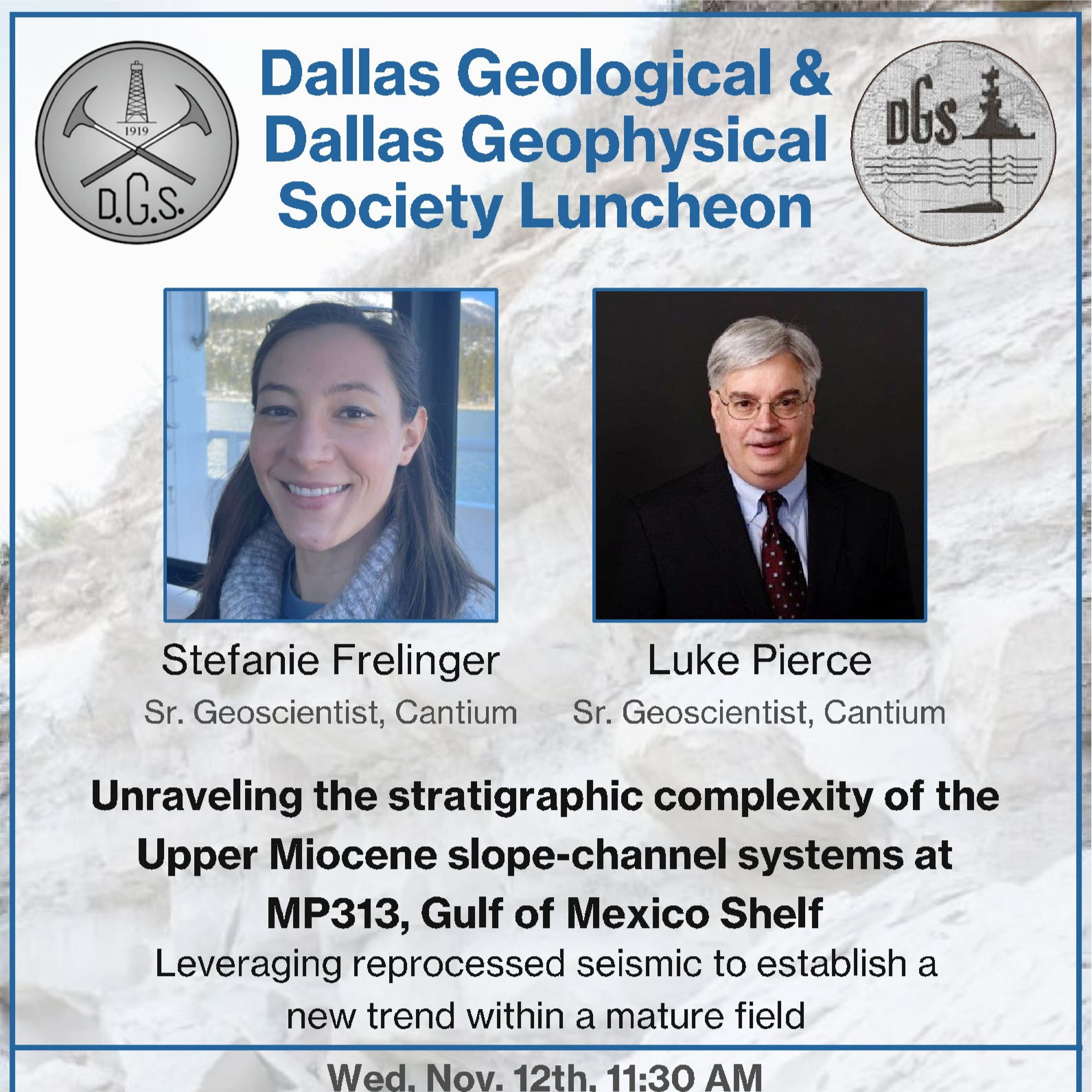 Joint Nov. Luncheon - Stefanie Frelinger & Luke Pierce, Cantium | DGS