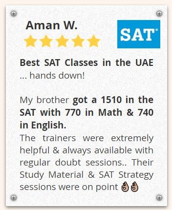 SAT Test Centers in the UAE