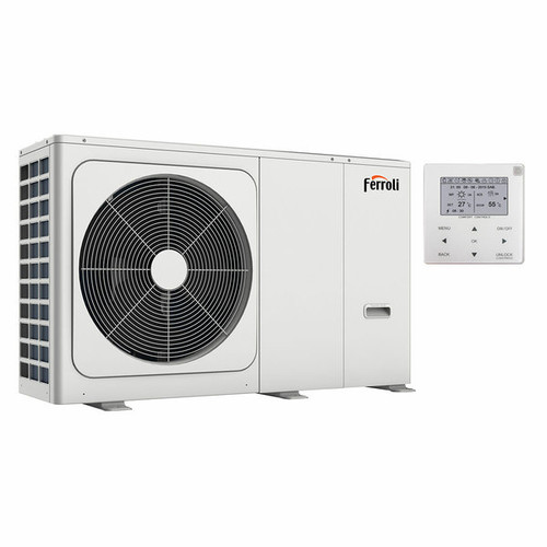 Pompa di calore aria acqua Ferroli Omnia M 3.2 10 kW Monoblocco ...