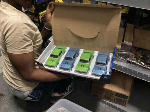 1-24 SCALE CHEVY NOVA LIME AND BLUE | RALPHIEWORLDSTUDIOS