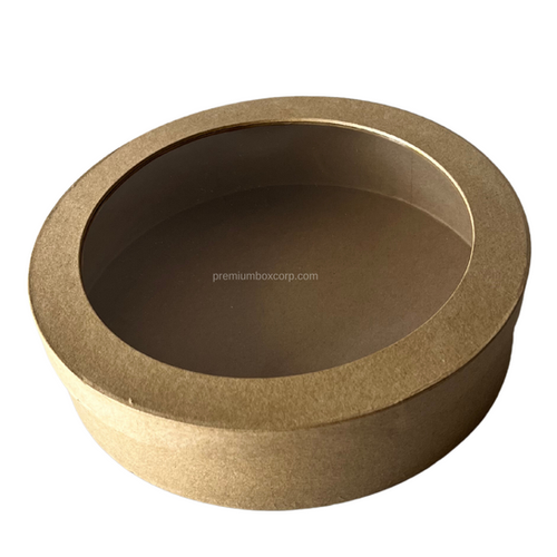 Round Window Box 10x2.5" | Premium Box Corp