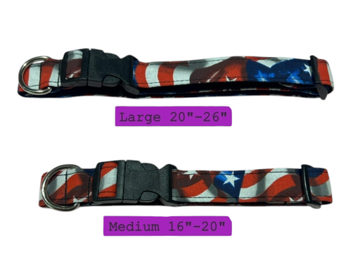 Solid Classic American Flag Collar | OSPS
