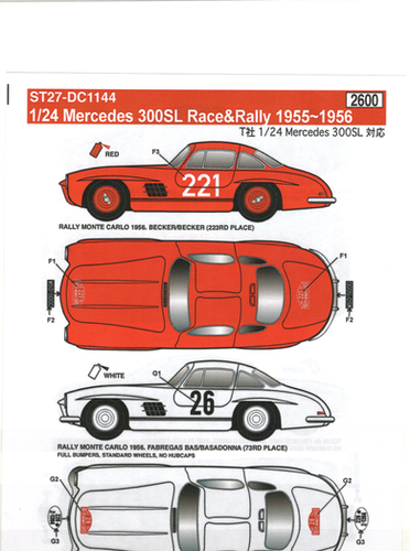 Mercedes 300SL Race & Rally | Paints Models & More