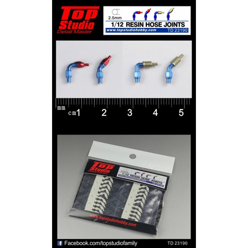 2.5mm Resin Hose Joints | Paints Models & More