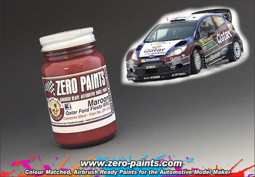 Maroon Paint for Qatar Ford Fiesta WRC | Paints Models & More