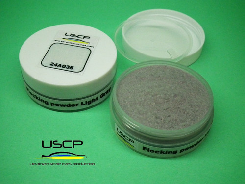 Flocking Powder - Light Grey | Paints Models & More