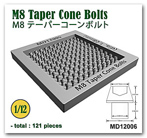 M8 Taper Cone Bolts | Paints Models & More