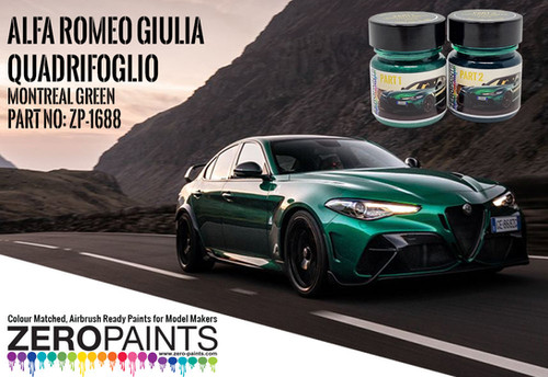 Alfa Romeo Guila Quadrifoglio Montreal Green | Paints Models & More