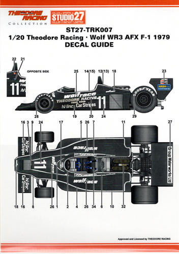 Theodore Racing Wolf WR3 AFX F-1.1979 | Paints Models & More