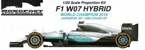 Mercedes-Benz W07 Hybrid 2016 World Champion | Paints Models & More
