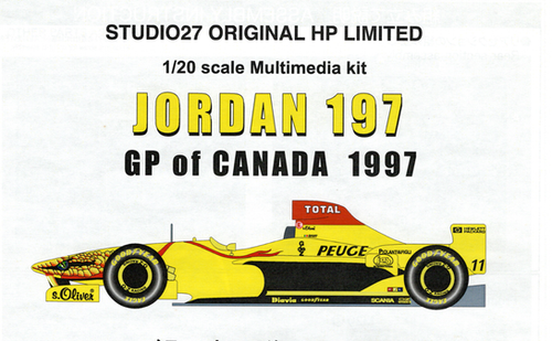 Jordan 197 G.P. of Canada 1997 | Paints Models & More