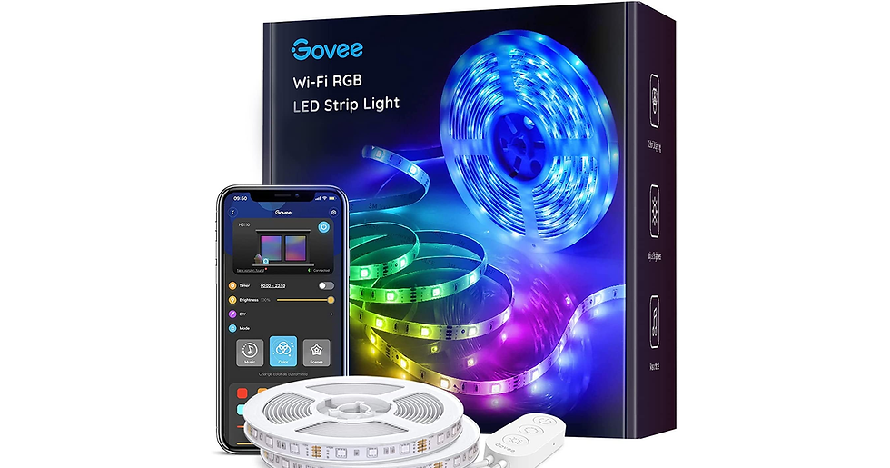 Govee Alexa LED Strip Lights 5M Smart Wifi App Control Works with Alexa and Go UK Top Sale