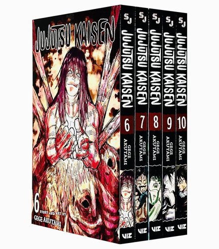 Jujutsu Kaisen Series Vol 6 7 8 9 10: 5 Books Collection Set by Gege ...