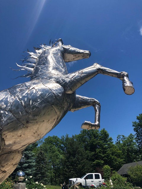 Custom Large Outdoor Metal Sculptures | James Seaman