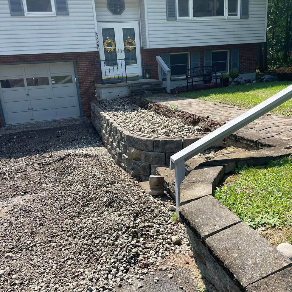 Retaining Walls | TMT Lawn Mowing