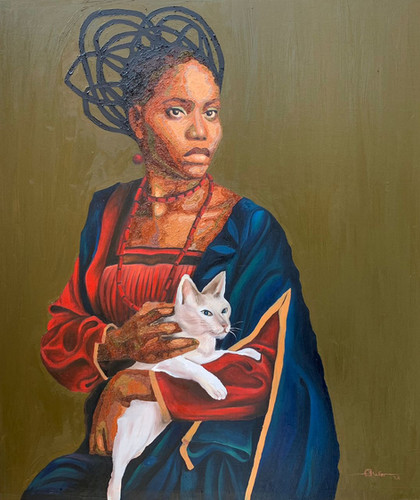 More than a friend, Pascal Okafor | Sahara Art Gallery