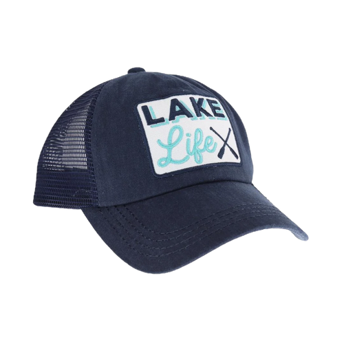 Lake Life High Pony Criss Cross Baseball Cap | Dime Design Llc