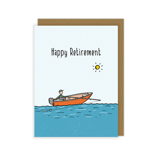 Happy Retirement (Boating) | Jenna's Doodles