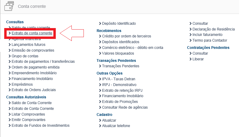Como tirar o Extrato Bancário em TXT no Banco do Brasil?