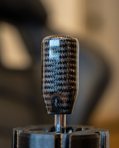 Premium Sim Racing Carbon Fibre Gear Knob by G\MOD UK