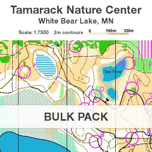 5-Pack - Tamarack POC Maps | mn-orienteering-club