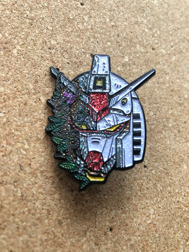 Forest Gundam Enamel Pin | cheshirecatart